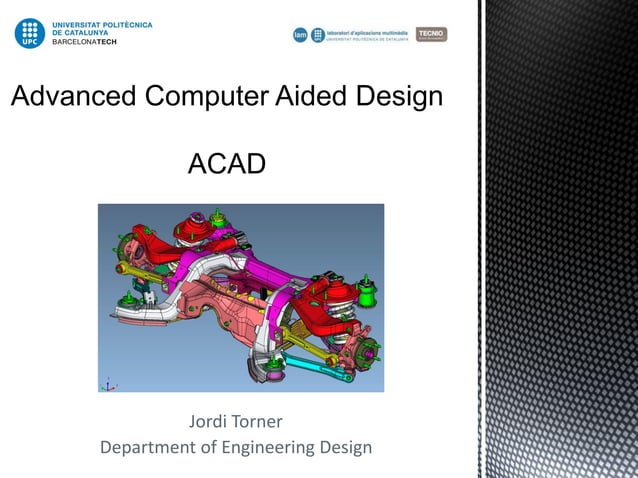 Advanced Computer Aided Design ACAD | PPT