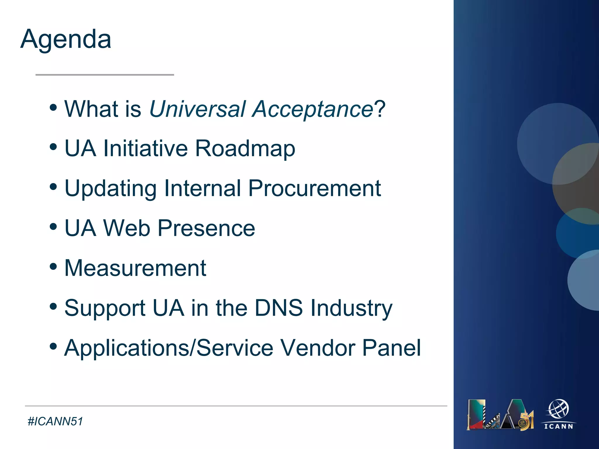 ICANN 51: Universal Acceptance | PPT