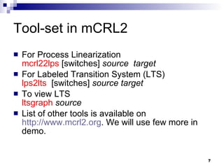 Presentation mcrl2 | PPT