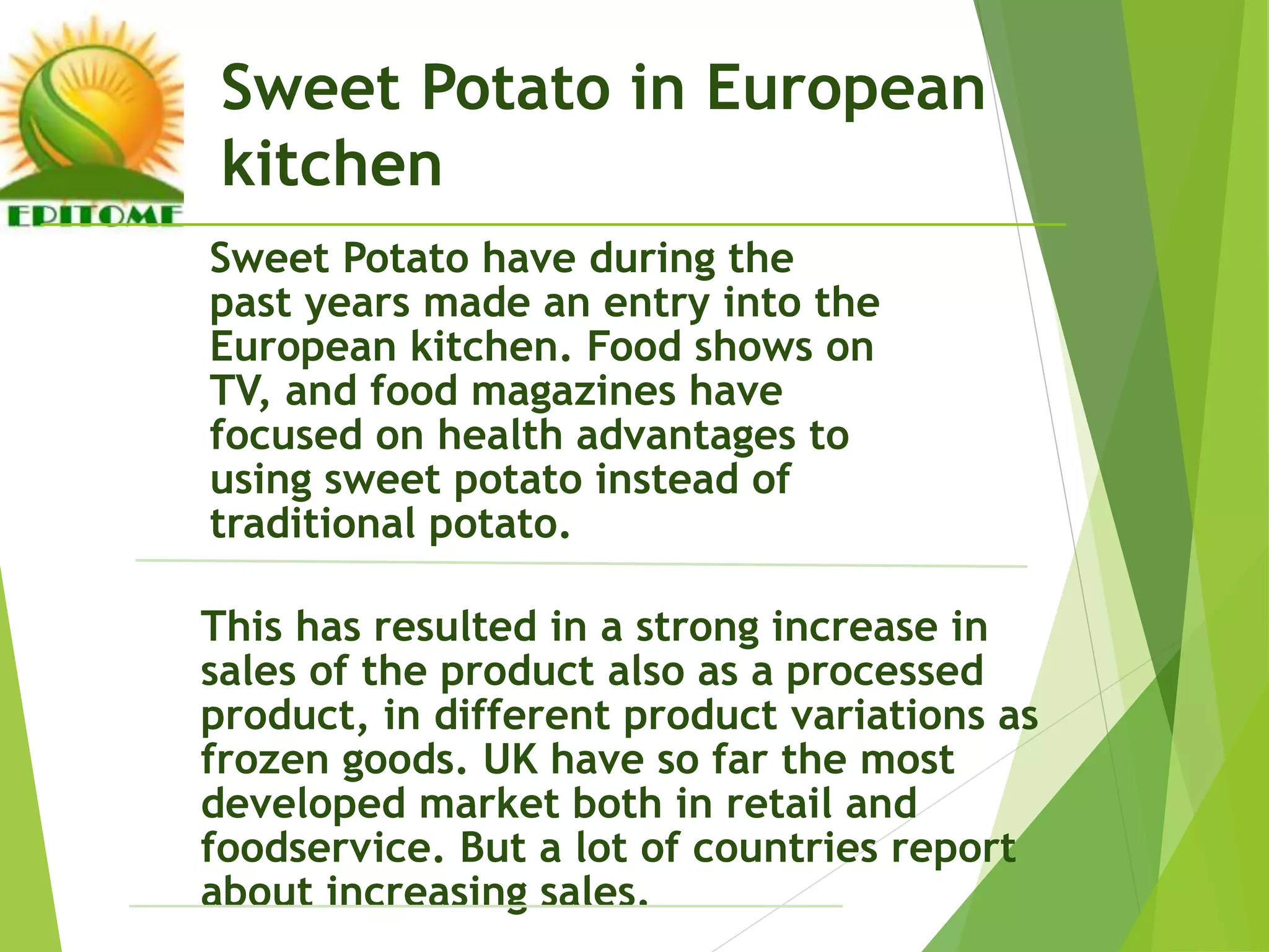 About Our Sweet Potato Project | PPT