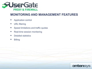 UserGate Proxy & Firewall | PPTX