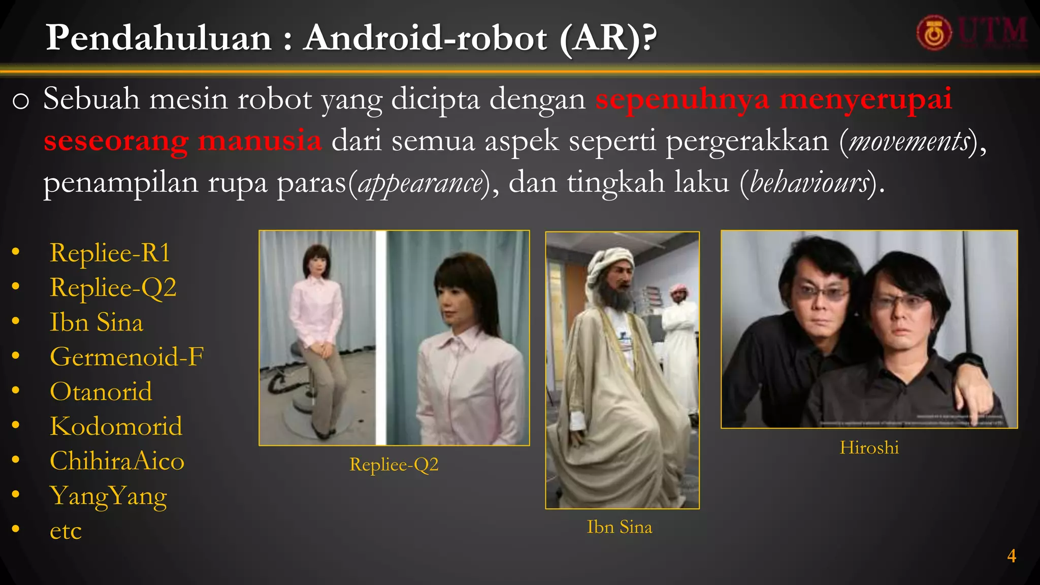 Pembangunan Teknologi Android-robot Dari Perspektif Islam | PPTX