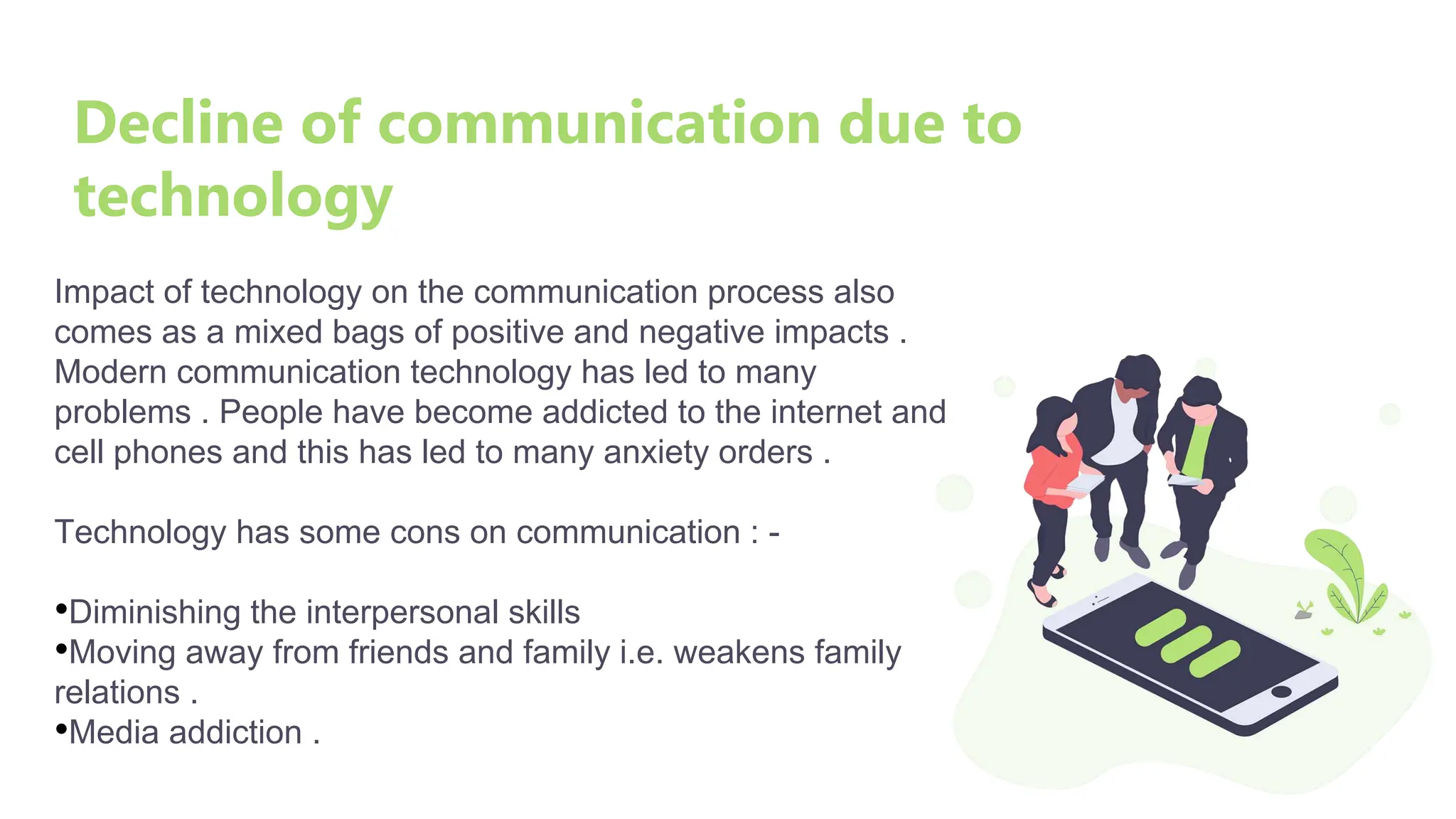 Impact of technology towards communication | PPT