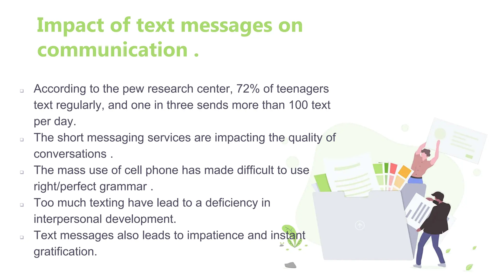 Impact of technology towards communication | PPT
