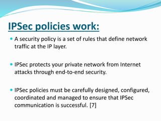 IP Security and its Components | PPTX
