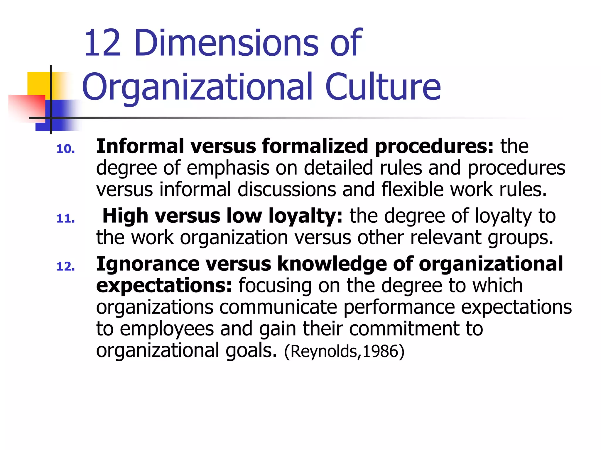 Presentation underlying assumptions of organization cultures | PPTX
