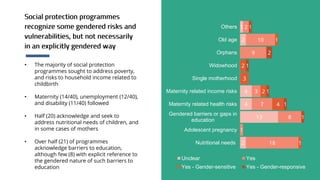 How do national social protection strategies and programmes integrate ...
