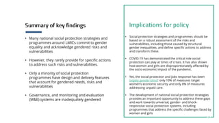 How do national social protection strategies and programmes integrate ...