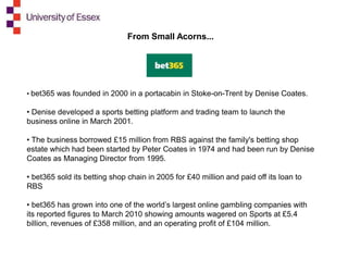 Presentation uni of essex | PPTX