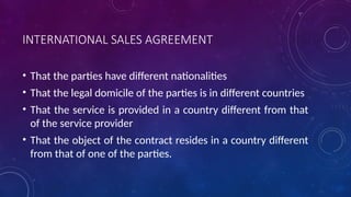 Presentation Unit 2 The most important agreement and the most popular ...