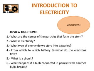 Unit 4 electricity | PPTX