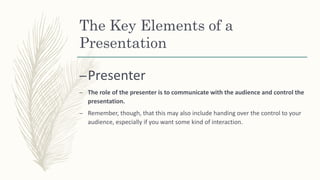 Presentation | PPT