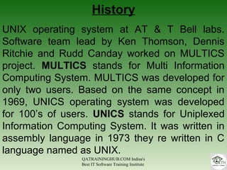 Unix Tutorial & overview | PPT