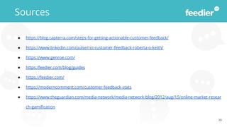 Tips to make you better at collecting customer feedback | PDF