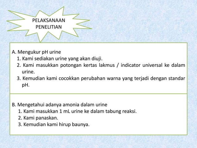 Presentation urine | PPT