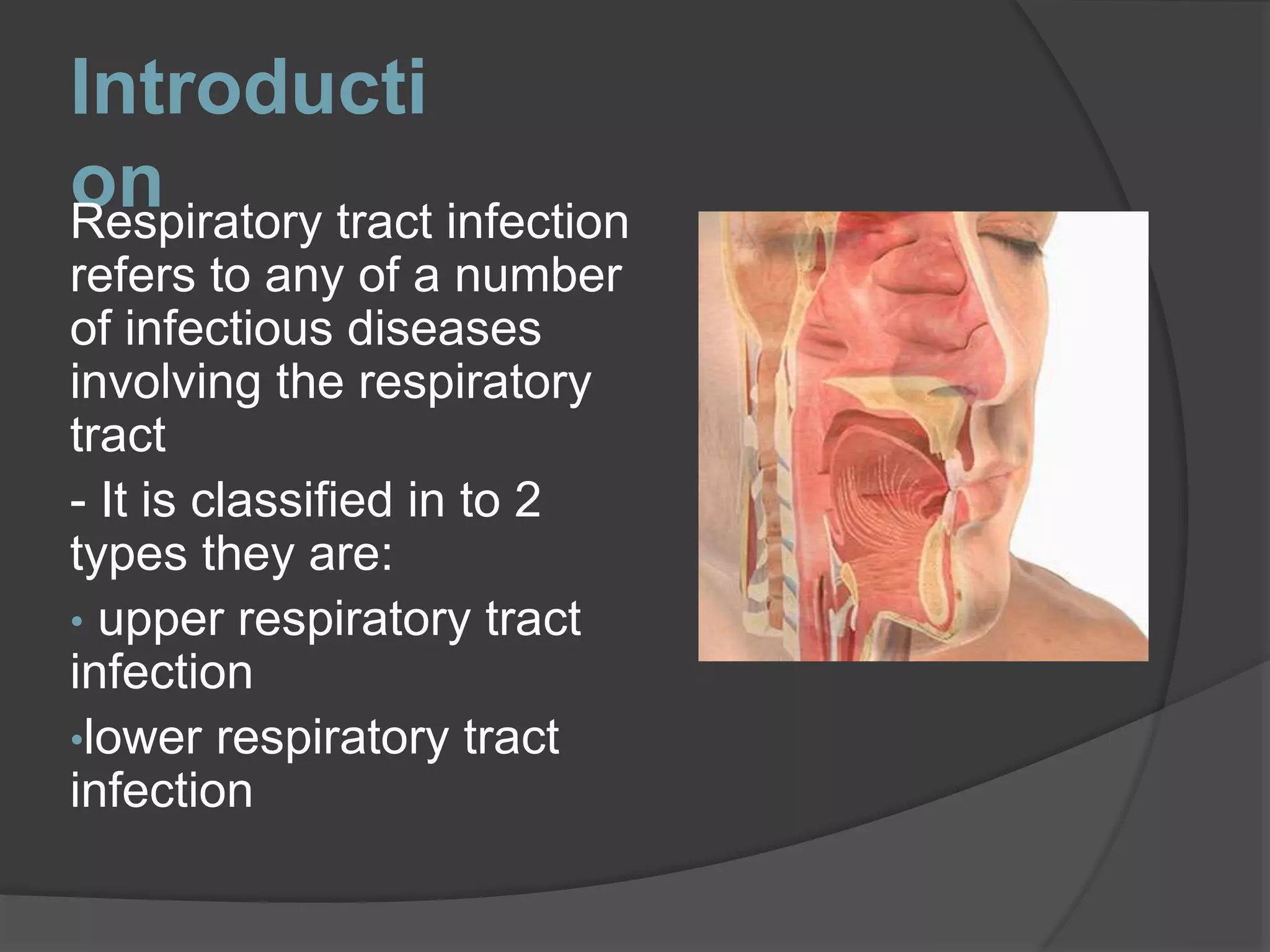 upper respiratory tract infection | PPTX