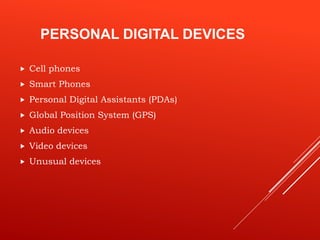 using digital devices in classroom teachning | PPTX