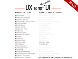 UX is not UI | PPTX