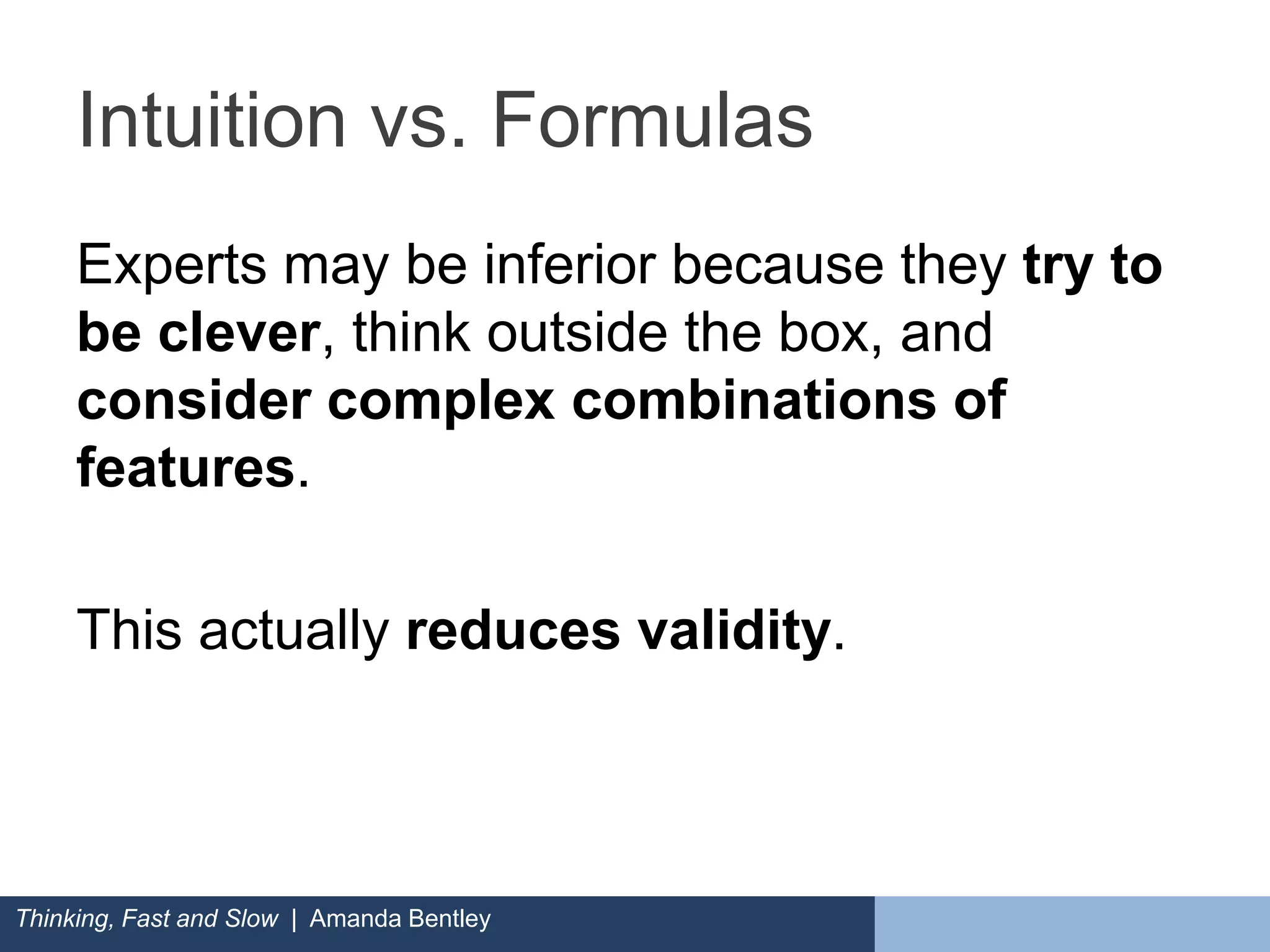 "Thinking, Fast and Slow" Applications | PPTX