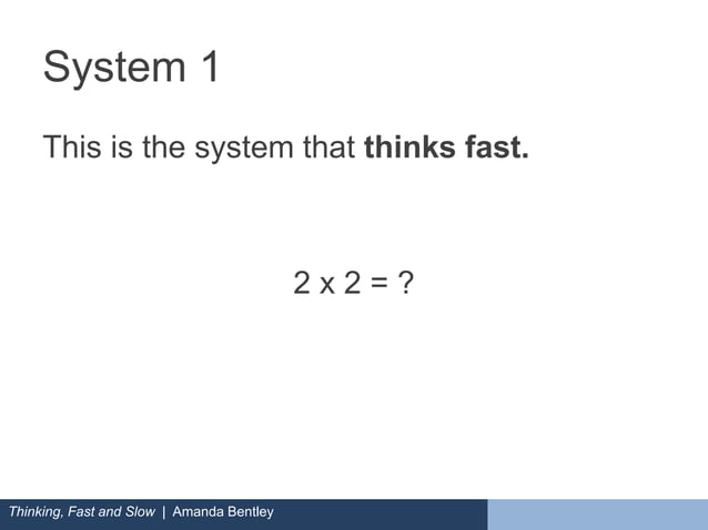 "Thinking, Fast and Slow" Applications | PPTX