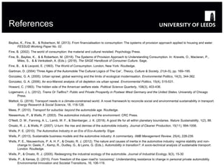 The system of car provision: elements of a political economy of car ...