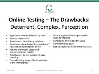 Using Pre selection tools in recruitment | PPTX