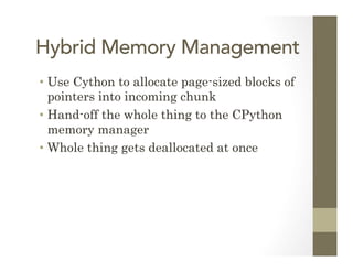 Pushing Python: Building a High Throughput, Low Latency System | PPT