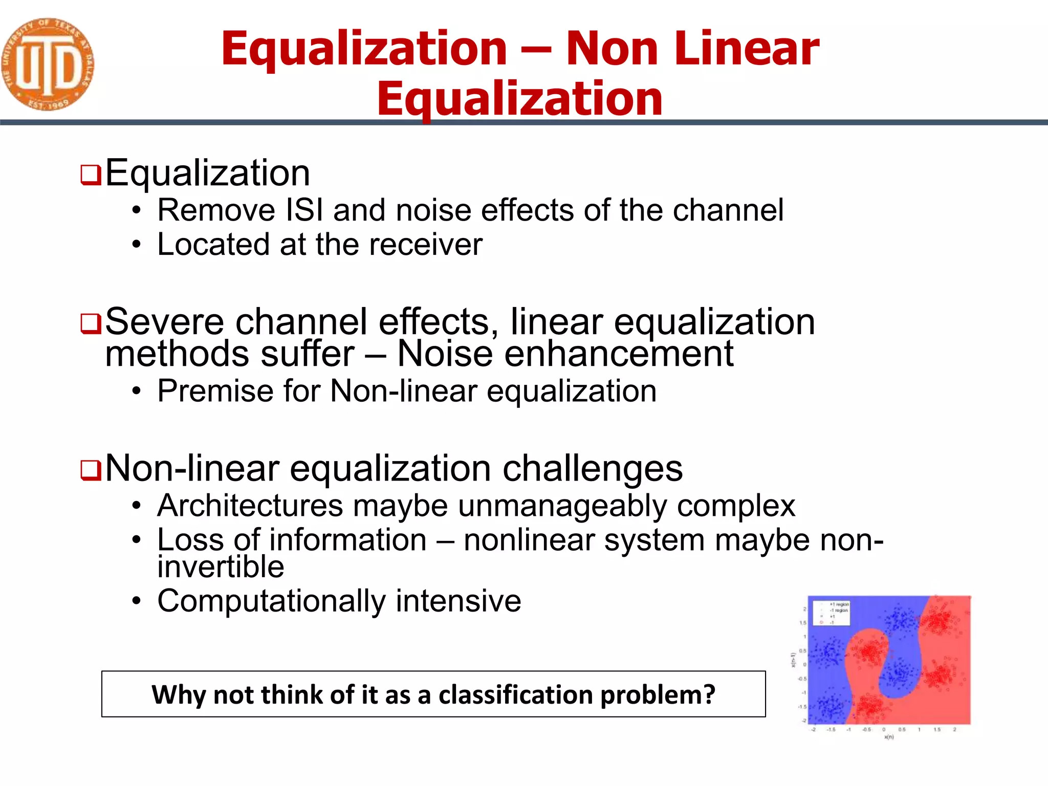Support Vector Machine Techniques for Nonlinear Equalization | PPT