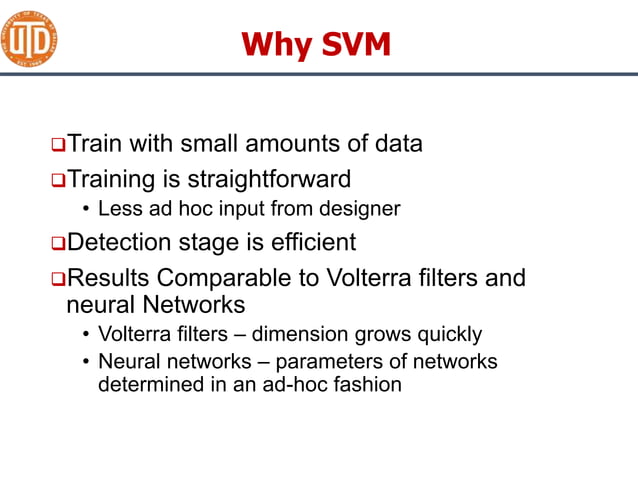 Support Vector Machine Techniques for Nonlinear Equalization | PPT