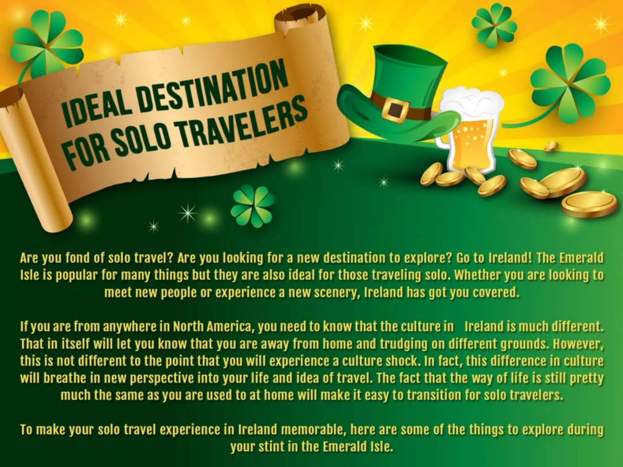 Ideal Destination for Solo Travelers | PPTX
