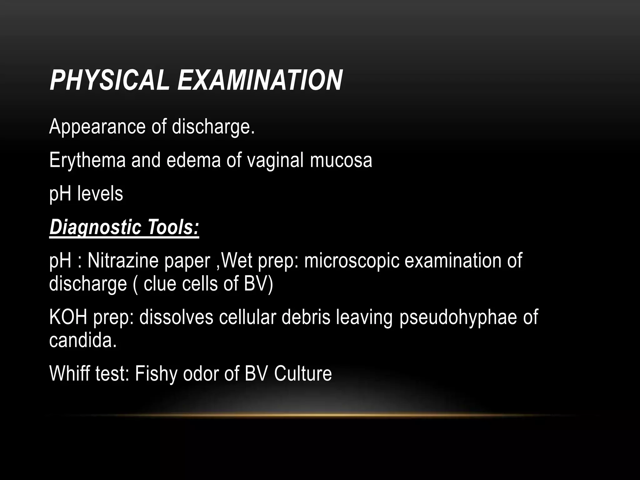 vaginal discharge | PPTX