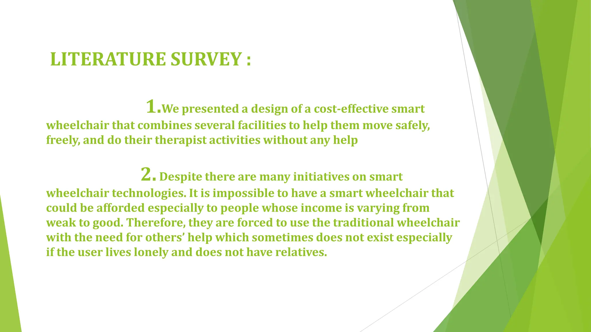 Iot based smart wheelchair for disabled peoples | PPT