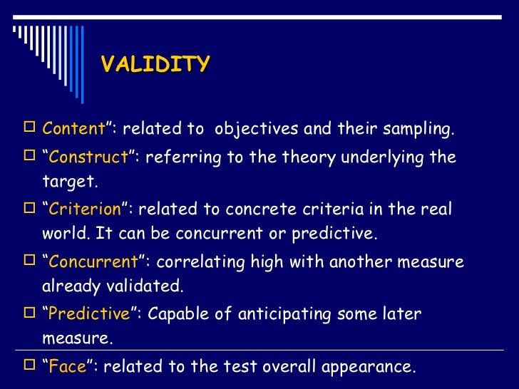 presentation-validity-reliability