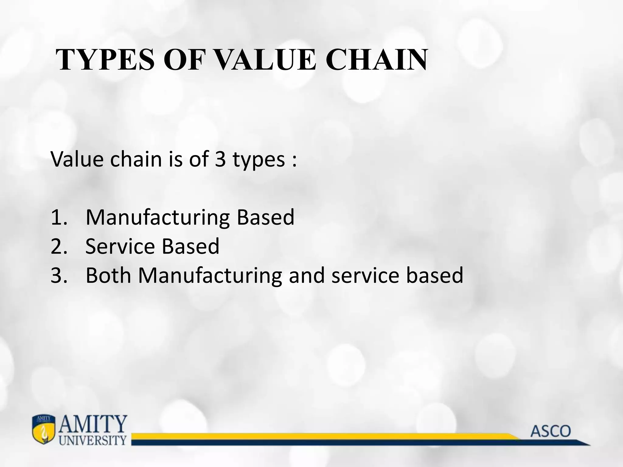 value chain analysis : strategic management | PPTX