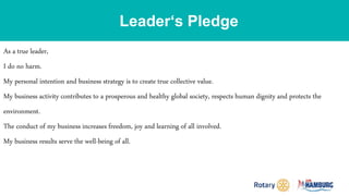 The Impact of Rotary Values in Leadership Roles Presentation | PPTX