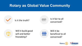 The Impact of Rotary Values in Leadership Roles Presentation | PPTX