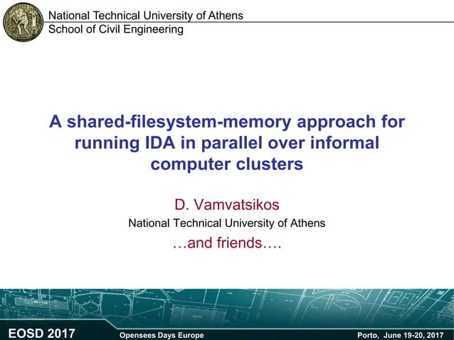 A shared-filesystem-memory approach for running IDA in parallel over ...