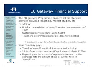 EU Gateway Programme | PDF