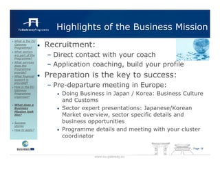 EU Gateway Programme | PDF