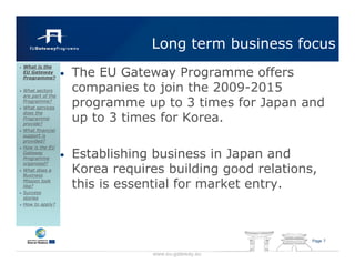 EU Gateway Programme | PDF
