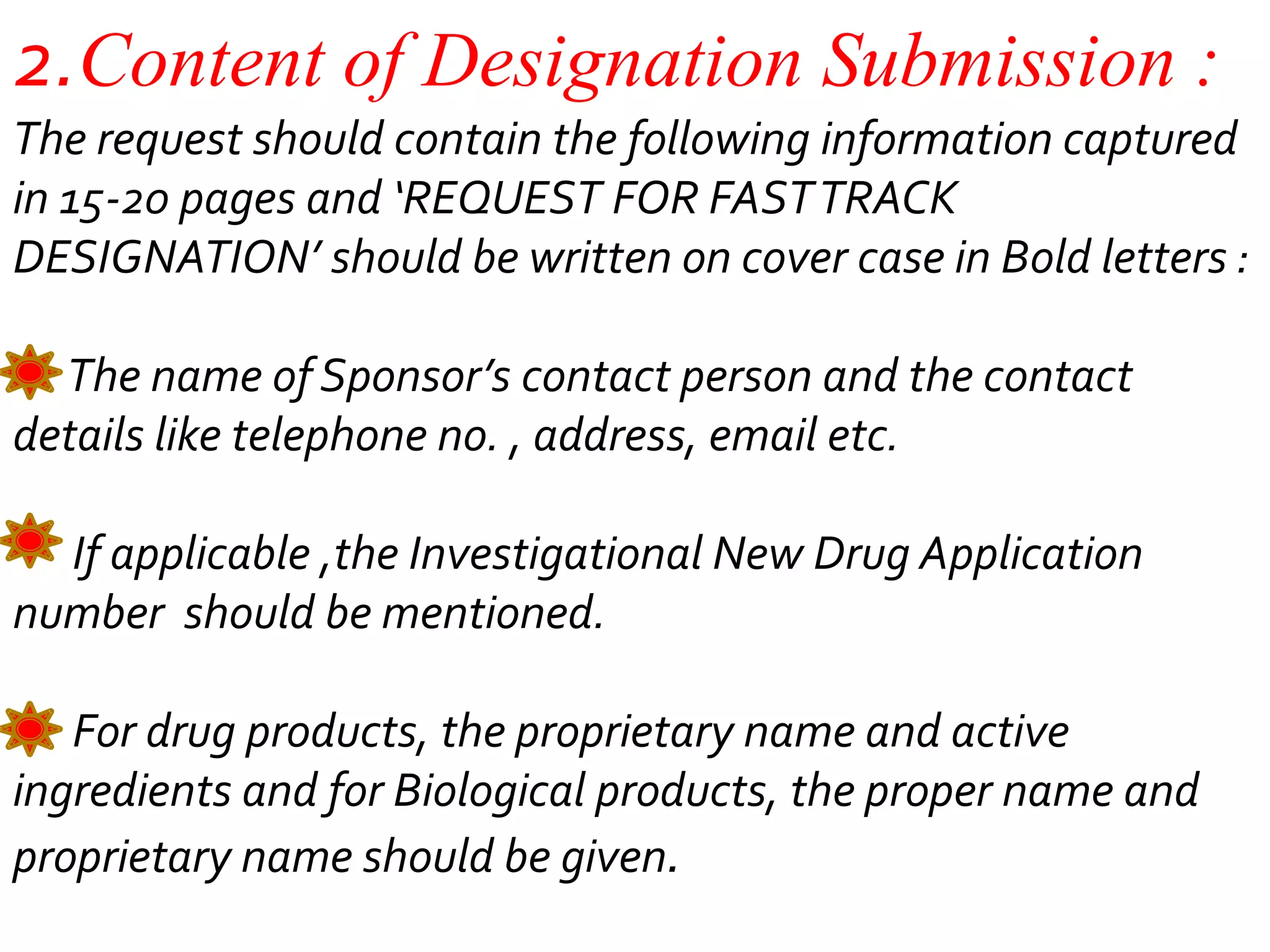 FDA-Fast Track Designation | PPTX
