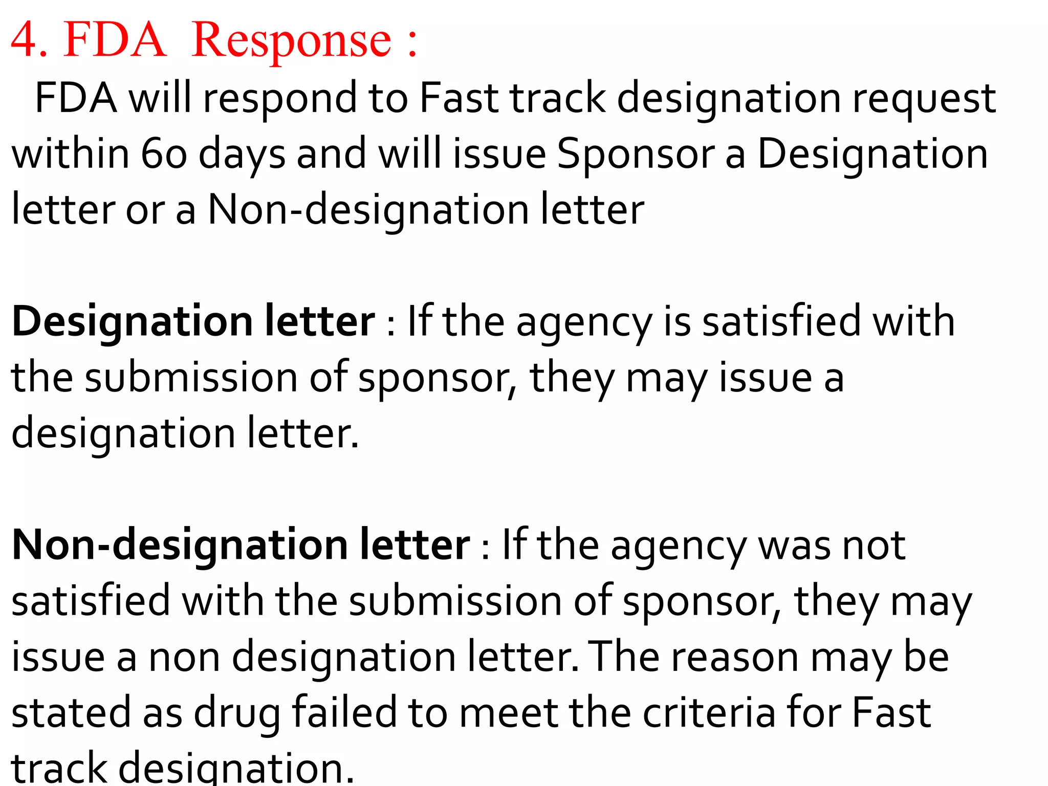 FDA-Fast Track Designation | PPTX