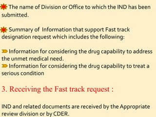 FDA-Fast Track Designation | PPTX
