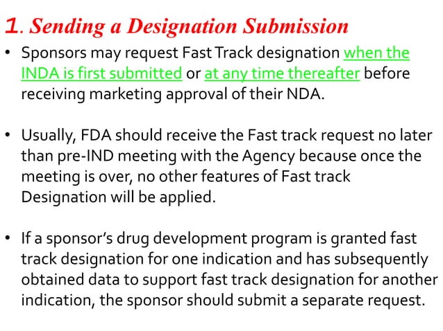 FDA-Fast Track Designation | PPTX | Pharmaceutical Industry | Industries