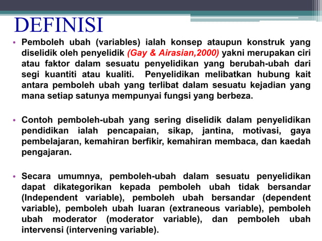 Presentation variable | PPT