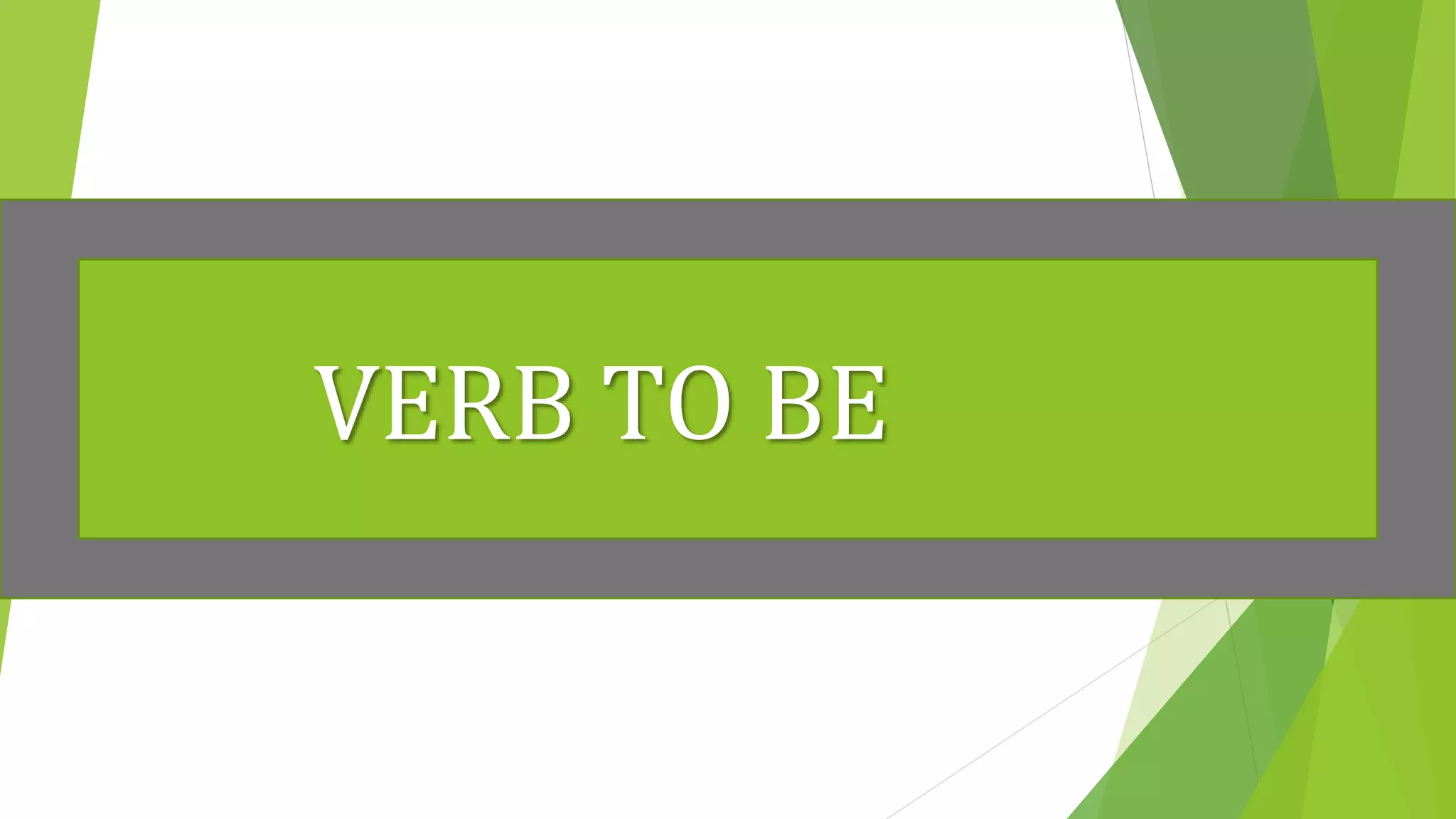 Presentation Verb To Be.pptx