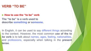 Presentation Verb To Be.pptx