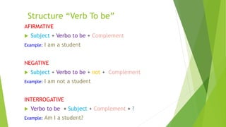 Presentation Verb To Be.pptx