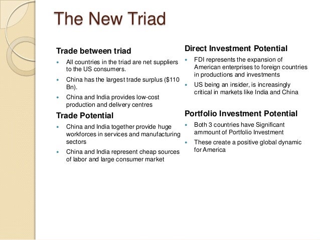 The old and the new TRIAD - BRIC´s