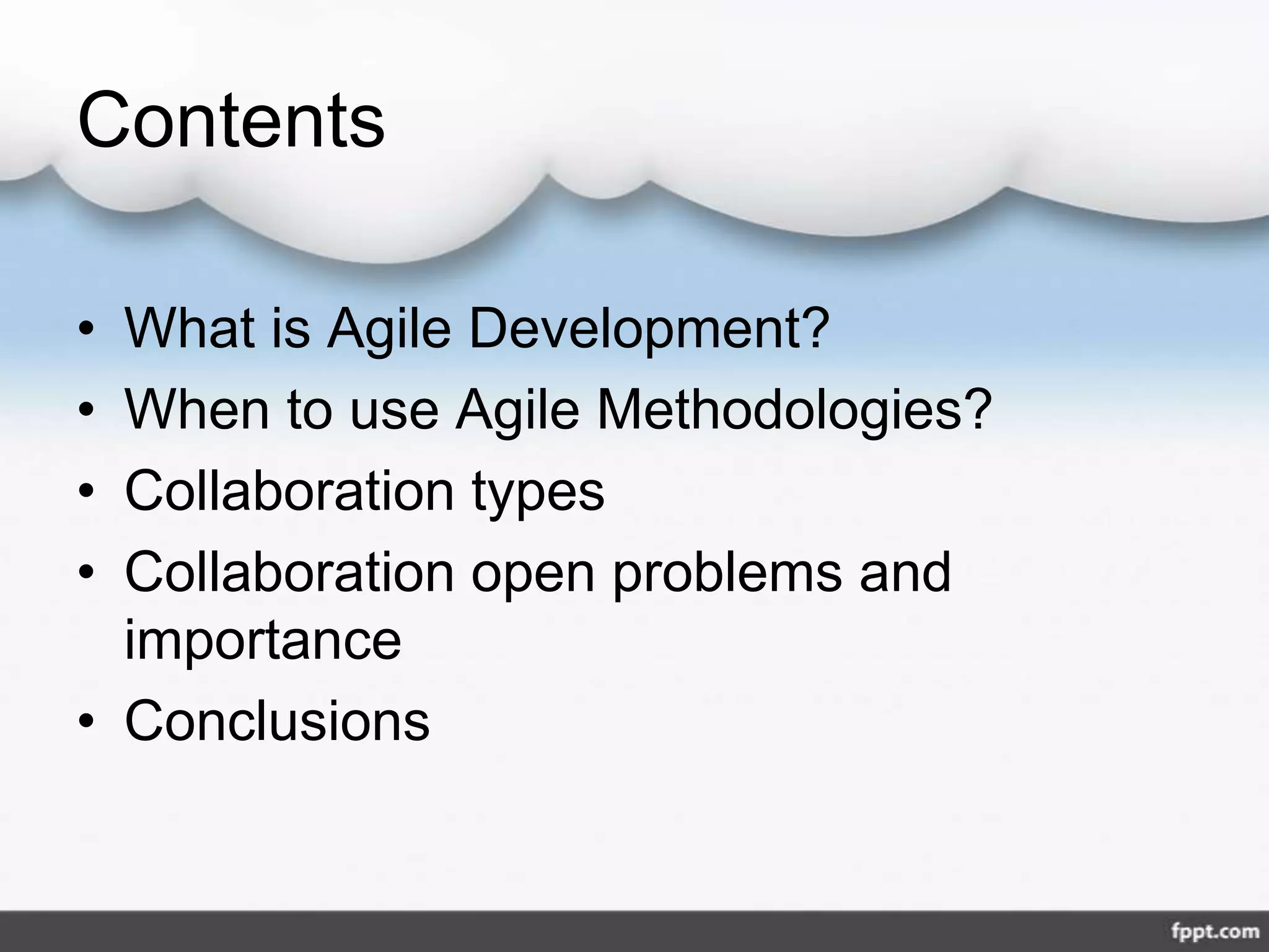 Collaboration Importance In Agile Software Development | PPT